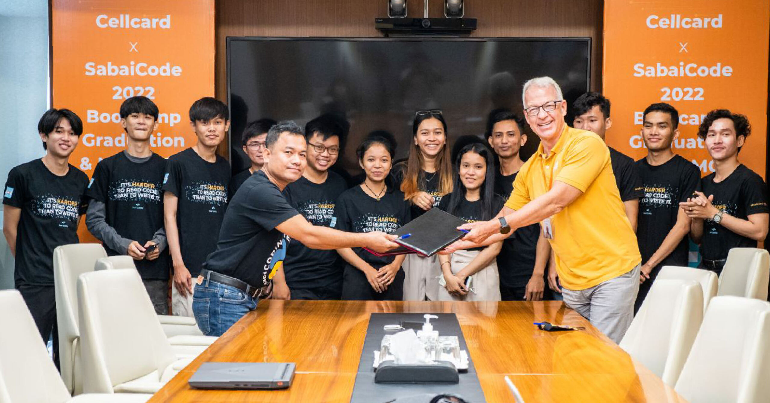 សែ ល កាត និង SabaiCode ចុះ អនុស្សា រណៈ យោគយល់គ្នា បន្ត កម្មវិធី Full Stack Developer Bootcamp ...