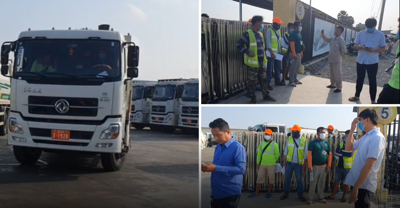 កម្មករ ប្រមូល សំរាម ក្រុមហ៊ុន MIZUDA ផ្ទុះ ការត វ៉ា បិទ ច្រក ចេញ-ចូល ...