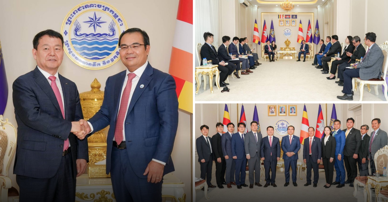 ឯកឧត្តម ថោ ជេដ្ឋា ពិភាក្សា ការងារ ជាមួយលោក Seog-dae YUN ប្រធាន ...